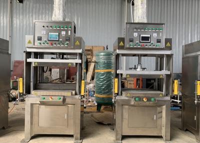 China Pneumatic Wet Hot Press Machine 34 Ton 800x600mm for Industrial Packaging Trays for sale