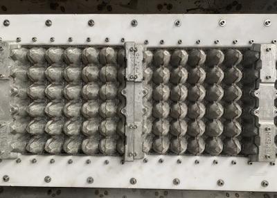 China PA-60GF Aluminum Egg Carton Mold 6 Holes European Standard for Pulp Molding for sale