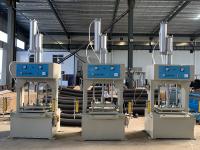 China Egg Carton Hot Press Shaping Machine 8 Ton Pressure 300-500 Pcs Per Hour for sale