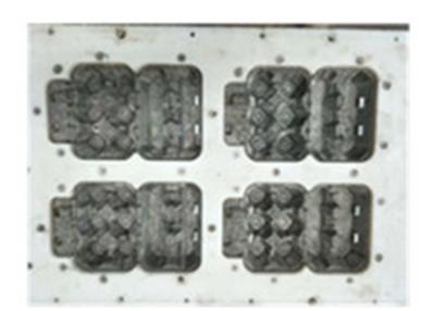 China Waste Paper Pulp Molding CNC Egg Tray Mold For Egg Tray Machine for sale