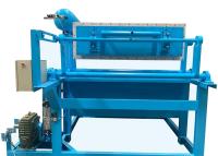 China 1000pcs Per Hour Paper Egg Tray Machine Semi Automatic 3pcs Molds for sale