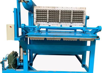 China Small Scale Plc Egg Tray Maker Semi Auto 6 Holes Without Dryer for sale