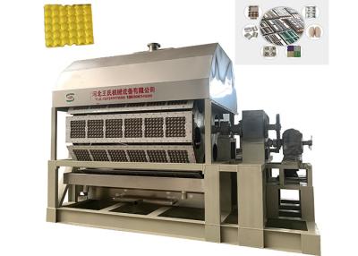 China 5-8 Rotary Paper 6000pcs/Hr Pulp Egg Tray Machine With Brick Dryer for sale