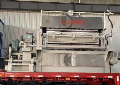 China 5000pcs/Hr 4-8 Indian Mold Pulp Egg Tray Machine With 60m Brick Dryer for sale