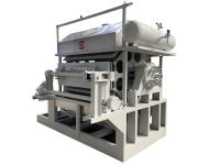 China Automatic Waste Reciprocating Paper Egg Tray Machine Recycle Aluminum Mold for sale