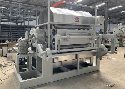 China 4000pcs/Hr 4by8 Rotary Egg Tray Machine Automatic Paper Pulp Molding 1470mm for sale