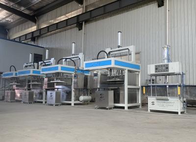 China Fully Automatic Egg Tray Machine 3000pcs/h 16 Molds Rotary Type Paper Tray Making Equipment for sale