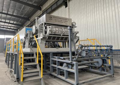 China Recycling Waste Paper Automatic Egg Tray Making Machine 8000pcs for sale