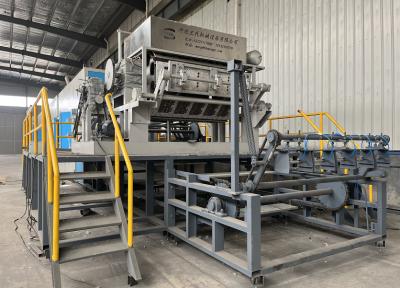 China 126kw 6000pcs Fully Automatic Egg Tray Machine 45pcs Molds for sale
