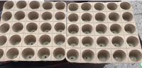 China Automatic Vacuum Paper Pulp Molding Machine Packaging Seed Tray Products for sale