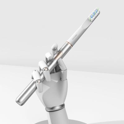 China High-Performance Stand Type Sonic Toothbrush - Battery Powered Rechargeable With 2 Brush Heads for sale