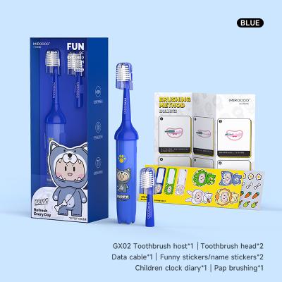 China GX02 Sonic Waterproof Electric Toothbrush ,2 Min Smart Timer Children Electric Toothbrush for sale