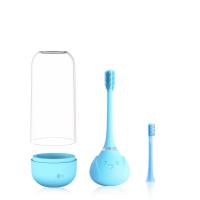 China Wireless Charging Sonic Electric Toothbrush With 3D Silicone Brush Head And Smart Timer for sale