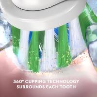 China 360 Rotating EU Patent Wireless Rechargeable Round Brush Heads Electric Toothbrush for sale