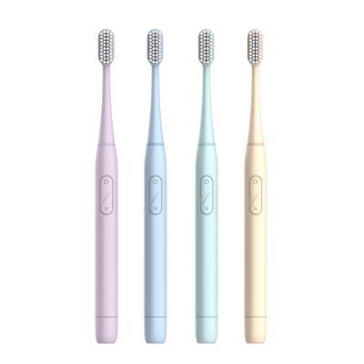 China Sonic Battery Powered Oral Care Electric Toothbrush With Dupont Nylon Bristle for sale