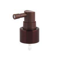 China 24/410 Non Spill Hand Compression Plastic Cap Oral Spray Fine Mist Throat Sprayer Pump for sale