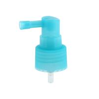 China 24/410 Non Spill Hand Compression Plastic Cap Oral Spray Fine Mist Throat Sprayer Pump for sale