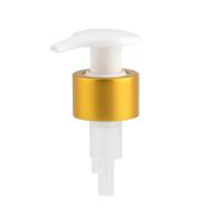 China Transparent Plastic Hand Wash Pump with Outside Spring and Colorful Aluminium Closure for sale