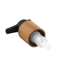 China Transparent Plastic Hand Wash Pump with Outside Spring and Colorful Aluminium Closure for sale