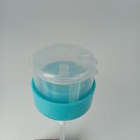 China Convenient Green PP Plastic Screw Nail Cleaning Pump For Hand Wash Gel Shampoo Bottle for sale