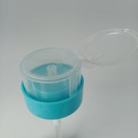 China Convenient Green PP Plastic Screw Nail Cleaning Pump For Hand Wash Gel Shampoo Bottle for sale