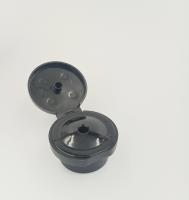 China 24/410 28/410 Smooth Bosch Cap Skull Cap Flip Top Caps For Bottles White Black for sale