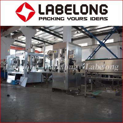 China Automatic 12000BPH PET /Glass bottle Shrink Sleeve Labeling Machine for mineral water for sale