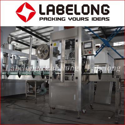 China Automatic 9000BPH PET /Glass bottle Shrink Sleeve Labeling Machine for  water filling machine for sale