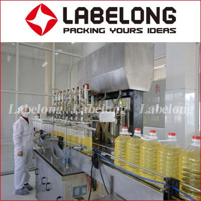 China Low price Linear type Pet Bottle Oil Filling capping labeling Machinery/machine for sale