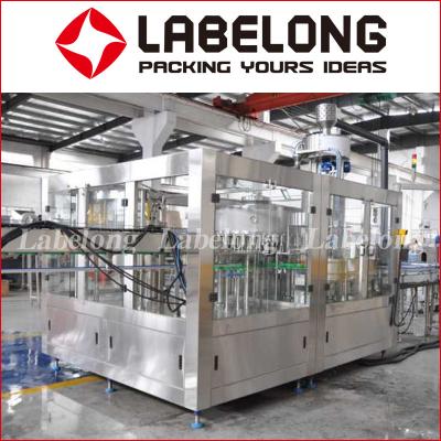 China High quality small capacity 3000BPH Automatic beverage fresh juice PET /glass bottle hot filling/ bottling Machine for sale