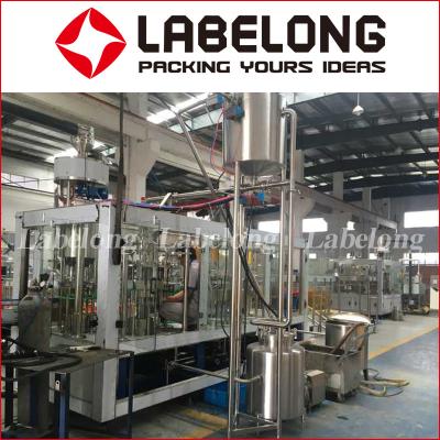 China China High quality  low price 8000BPH Automatic beverage apple/mango juice PET bottle filling/ bottling Machine for sale
