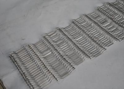 China SS Balanced Weave Belt / Chain Link Conveyor Belt Wire Mesh For Transport for sale