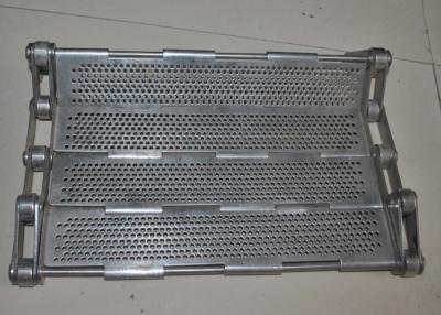 China Round Hole Wire Mesh Conveyor Belt Heavy Loading With 3mm-400mm Aperture Size for sale
