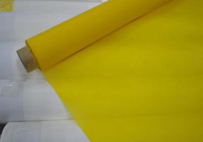 China Yellow Polyester Printing Screen Mesh for Textile / Glass / PCB / Ceramic Printing for sale