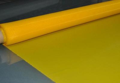 China Low Elasticity 48T Polyester Screen Printing Mesh For Textile Printing for sale
