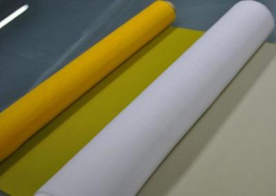 China White / Yellow 61T Polyester Screen Mesh For Printed Circuit Boards Printing for sale
