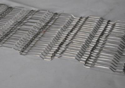 China Corrosion Resistant Chain Link Conveyor Belt / Wire Conveyor Belts For Croquette for sale