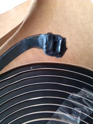 China Rubber Swiggle Spacer for Double Glazing Glasses for sale