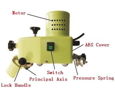 China Portable Manual Shape Glass Bevelling Machine for sale