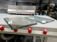 China Single Side Heated Roller Press Table,Hot Roller Press Machine for Insulating Glass,Heated Roller Press Machine for sale