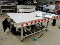 China Single Side Heated Roller Press with Tilting Table,Heated Roller Press Machine for Double Glazing,IGU Heat Press Table for sale
