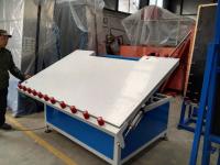 China Single Side Heated Roller Press Table with Air Float&Tilting,Heat Roller Press for Double Glazing,Hot Roller Press Table for sale