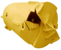 China Double Cut Mud Cleaning Drilling Bucket , Water Well Drilling Foundation for sale
