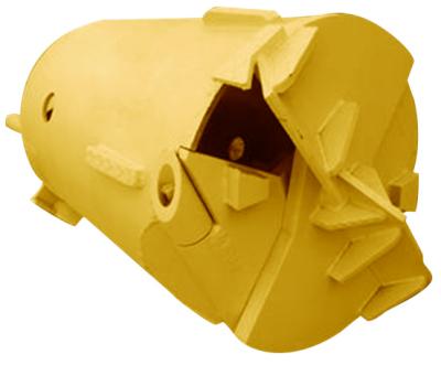 China Double Cut Mud Cleaning Drilling Bucket , Water Well Drilling Foundation for sale