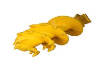 China Customized Size Heavy Duty Rock Augers Double Cut Single Flight Conical Drilling Auger for sale