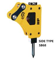 China Applicable Side Type Rock Excavator Hydraulic Breaker Alloy Steel 4-6 Ton68 for sale