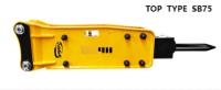 China 7 Ton Excavator Hydraulic Breaker Rock Hammer Attachment OEM75 for sale