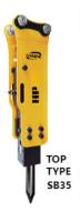 China Hydraulic Excavator Breaker Alloy Steel 0.8 Ton -2.5 Ton  Sany Doosan Xcmg35 for sale