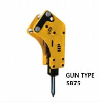 China APPLICABLE GUN TYPE ROCK EXCAVATOR HYDRAULIC BREAKER ALLOY STEEL SB 75 4.5-7 TON  FOR EXCAVATOR SANY for sale