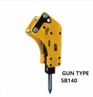 China APPLICABLE GUN TYPE ROCK EXCAVATOR HYDRAULIC BREAKER ALLOY STEEL SB 140 18-26 TON  FOR EXCAVATOR SANY, XCMG  AND DOOSAN for sale